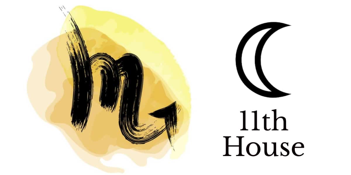 Scorpio Moon in the 11th House - truly divine