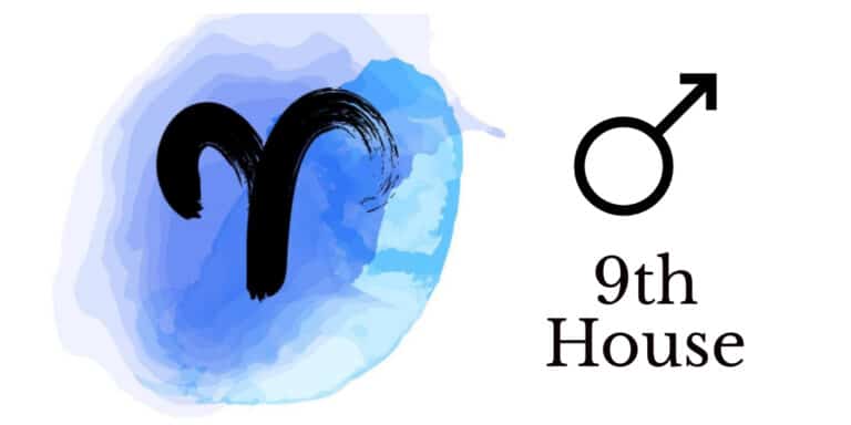 Mars in Aries in the 9th House - truly divine