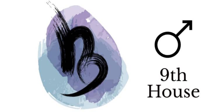 Mars in Capricorn in the 9th House - truly divine