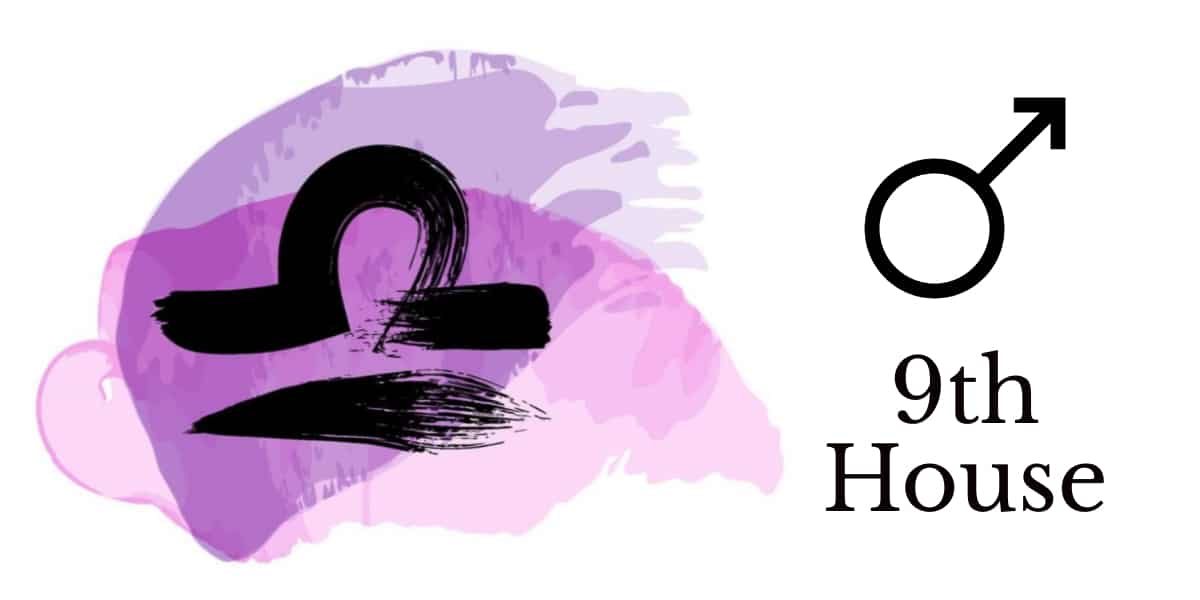 Mars in Libra in the 9th House - truly divine