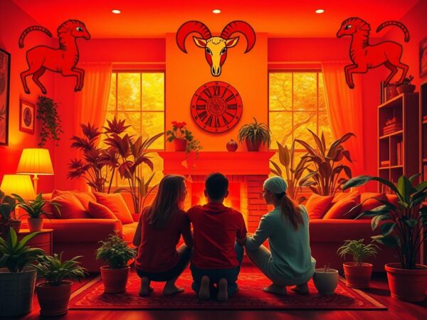 Midheaven in Aries in the 4th House: Home Life Impact on Career Goals