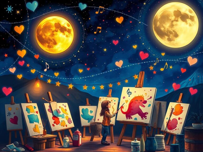 Moon in Leo in the 5th House: Passionate Creativity and Romantic Flair